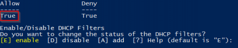 Manage DHCP Filters via PowerShell Script