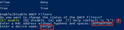 Manage Dhcp Filters Via Powershell Script 6515